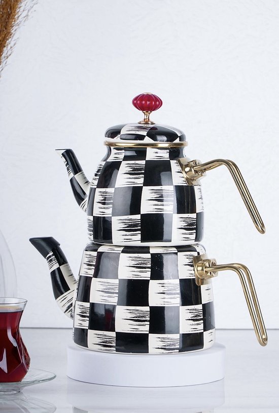 ACR Qualita King Emaye Theepot Set | bol.com