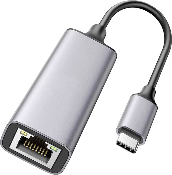 Usb c Adapter naar Ethernet Internet – voor Macbook, Windows, Linux ...
