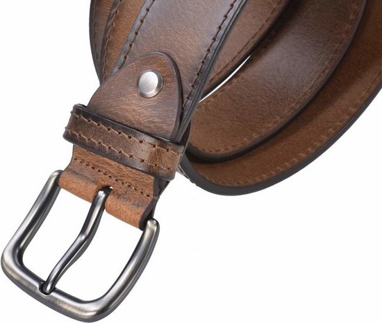 Riem - rundleder - Greenburry - cognac- riemmaat 105 cm | bol.com