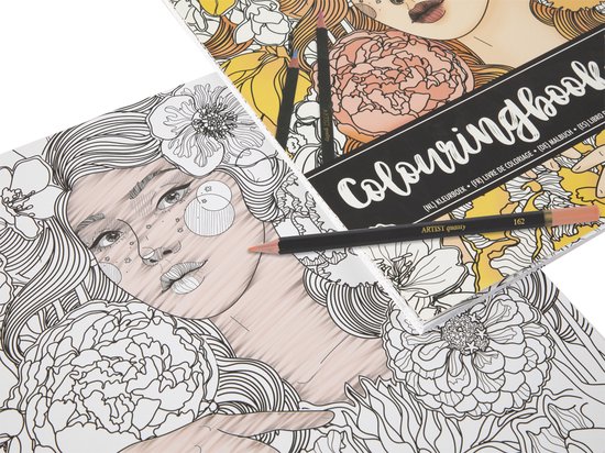 Craft Sensations Colouringbook for Adults | Set van 2 | Elk kleurboek ...