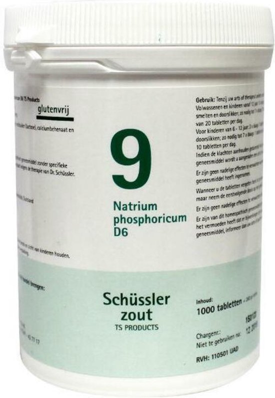 Pfluger Schussler Zout nr 9 Natrium Phosphoricum D6 - 1 x 1000 ...