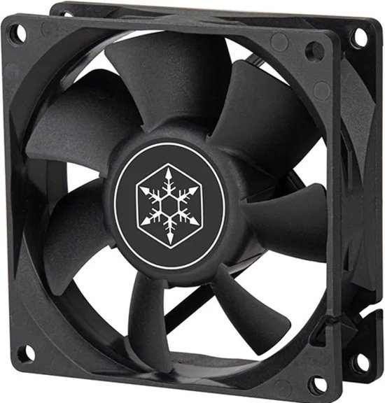 Silverstone FN80 - Ventilatorhuis - 120mm - 27.8 cfm - 2000 omw - 22.9 ...