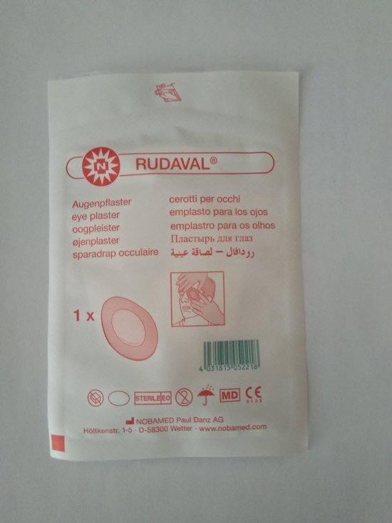 Oogpleister RUDAVAL steriel Ds 50 stuks | bol