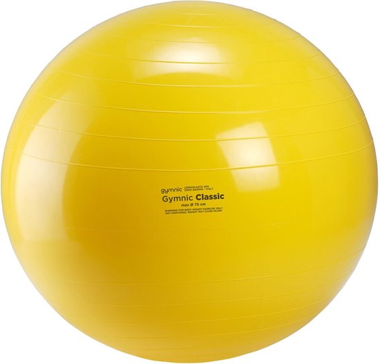 Gymnic Classic Fitnessbal 45 cm. geel - Ronde Zitbal | bol