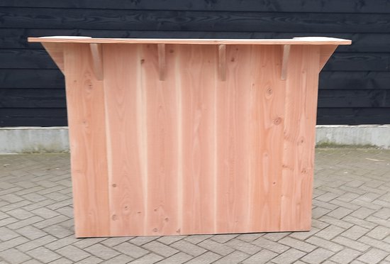 Balie "Firenze" van Douglas hout - Houten bar - Toog van hout - 160cm ...