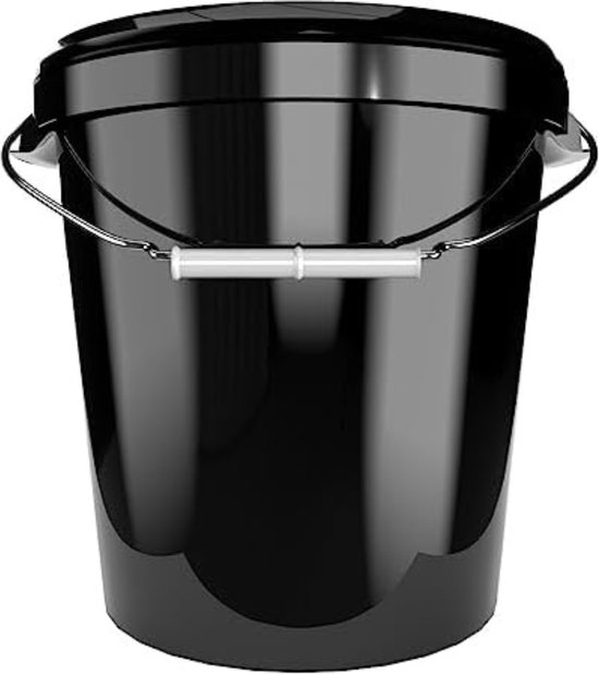 Afsluitbare Emmer - Zwart | bol