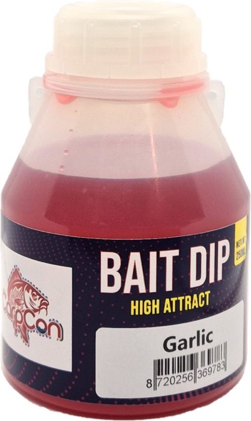 High Attract Bait Dip 'Garlic' - Rood - 250ml - Karper lokvoer - Lokaas ...