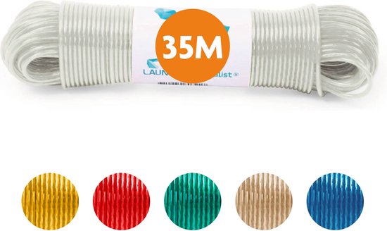 LaundrySpecialist Waslijn - Waslijndraad - Wasdraad - Waslijndraad met ...