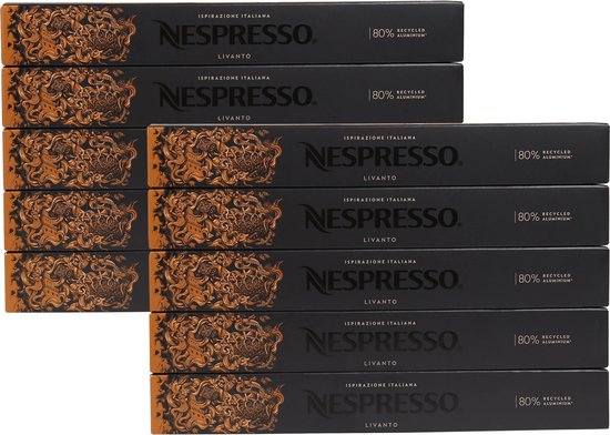 NESPRESSO - INSPIRAZIONE GENOVA LIVANTO gearomatiseerde koffiecapsules ...