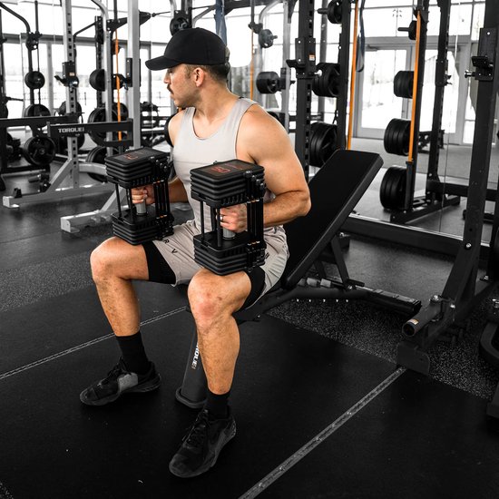 PowerBlock Pro 125 Commercial PBCOM125 - Verstelbare dumbbells 2 tot 57 ...