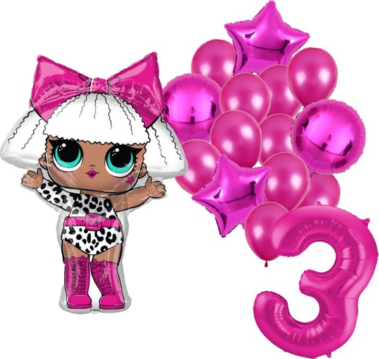 LOL ballon set - 68x86cm - Folie Ballon - L.O.L. Suprise - Themafeest ...