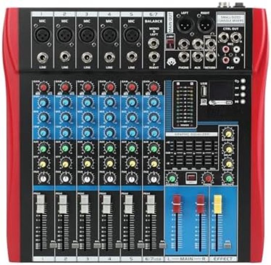 Mengpaneel dj - Mengpaneel mixer - Mengpaneel met versterker ...