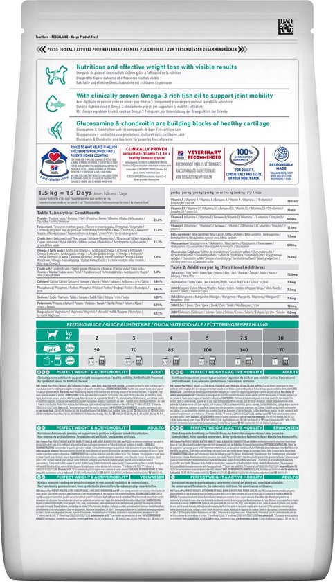 Hill's Science Plan Perfect Weight & Active Mobility Small & Mini Adult ...