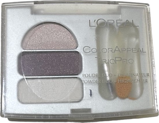 L’Oréal Color Appeal Trio Pro Oogschaduw 308 plum Palette 3.5gr | bol