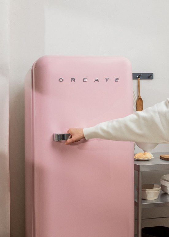 CREATE - Koelkast met vriezer - Capaciteit 281L - 3 verwisselbare ...