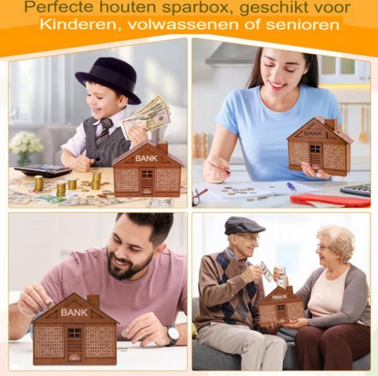 Spaarpot Groot - XXL Spaarpot - Grote Spaarpot Voor Volwassenen | bol