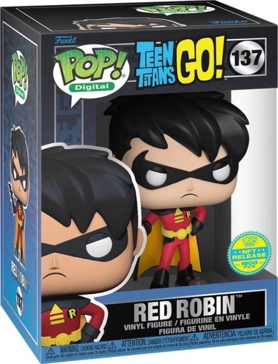 POP! Digital Red Robin 137 Legendary Teen Titans GO! Exclusive | bol