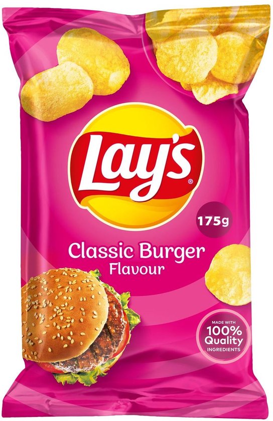 Lays Classic Burger 18 x 175 Gram | bol