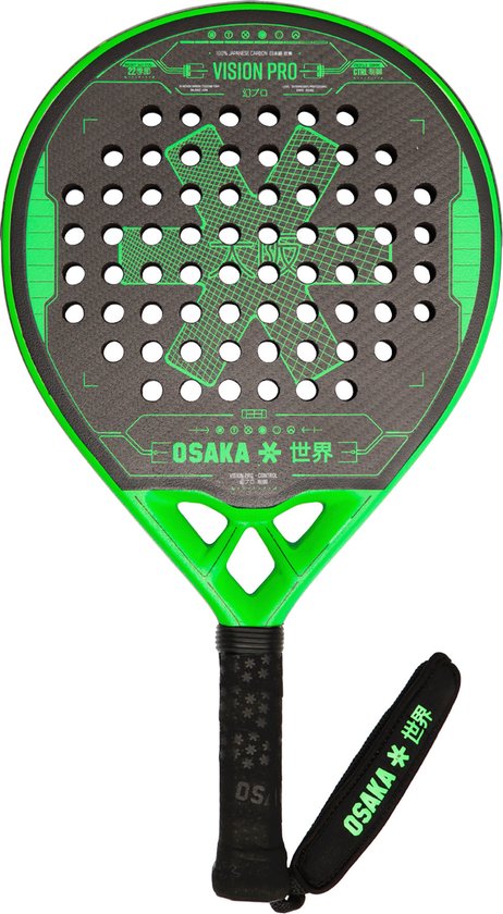 Osaka Vision Pro Control Racket - Iconic black - Padel - Padel ...