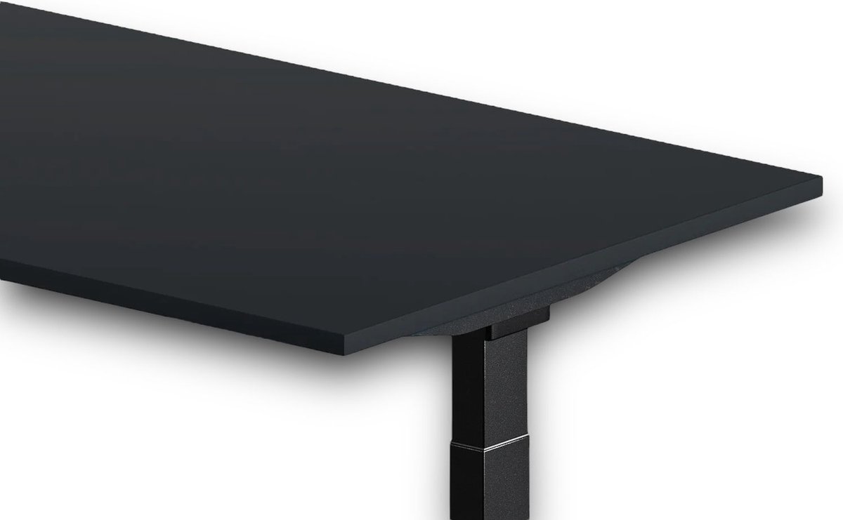 Bureaublad/werkblad los 180 x 80 cm - Zwart - moderne uitstraling | bol
