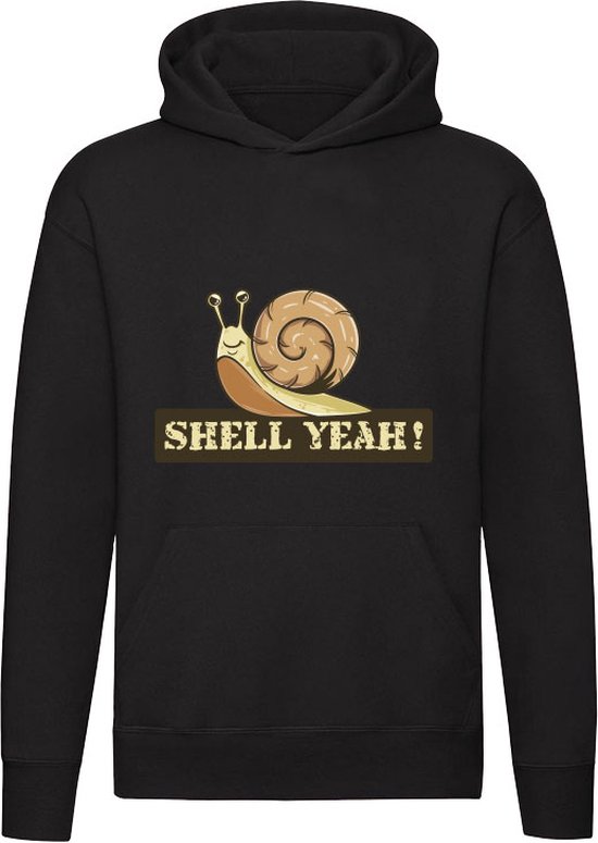 Shell yeah! Hoodie - dieren - slak - schelp - schattig - grappig ...