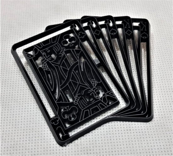 Cakevorm Poker Kaartenset - Pokerkaartvormen - Uitsteekvorm in de vorm ...
