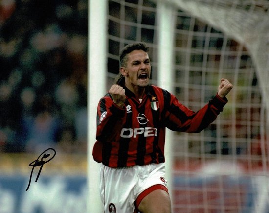 Roberto Baggio Kunst Ingelijste Handtekening – 15 x 10cm In Klassiek ...