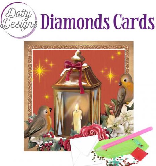 Dotty Designs Diamond Cards - Christmas Lantern | bol