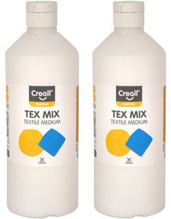Textielmedium creall texmix 2x500ml - Totaal 1000ml | bol