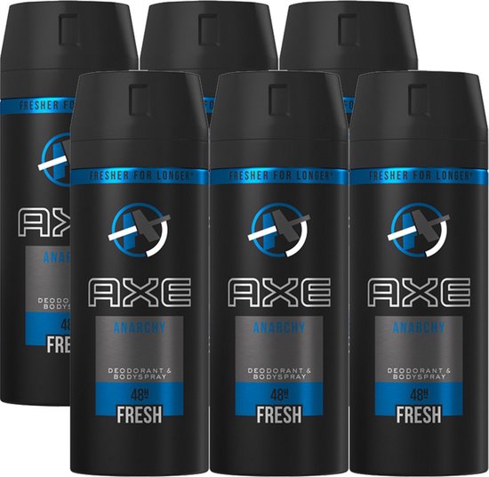 Axe Deo Spray - Anarchy for Him - 6 x 150 ml | bol