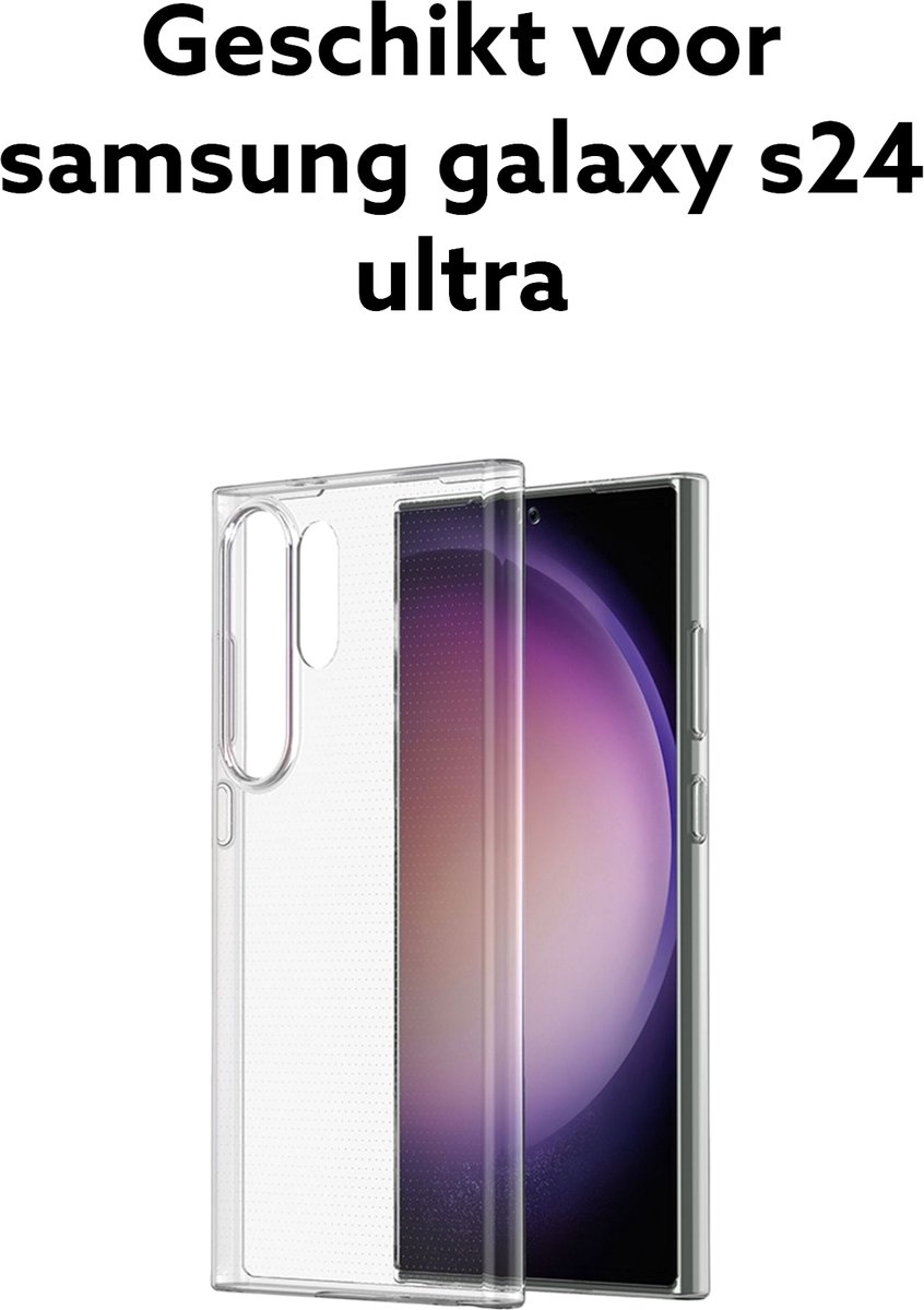 Samsung galaxy s24 ultra transparant backcover - samsung galaxy s24 ...