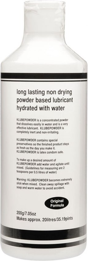 K-Y K Lube Powder - Glijmiddel in poedervorm - Maakt 20 liter ...