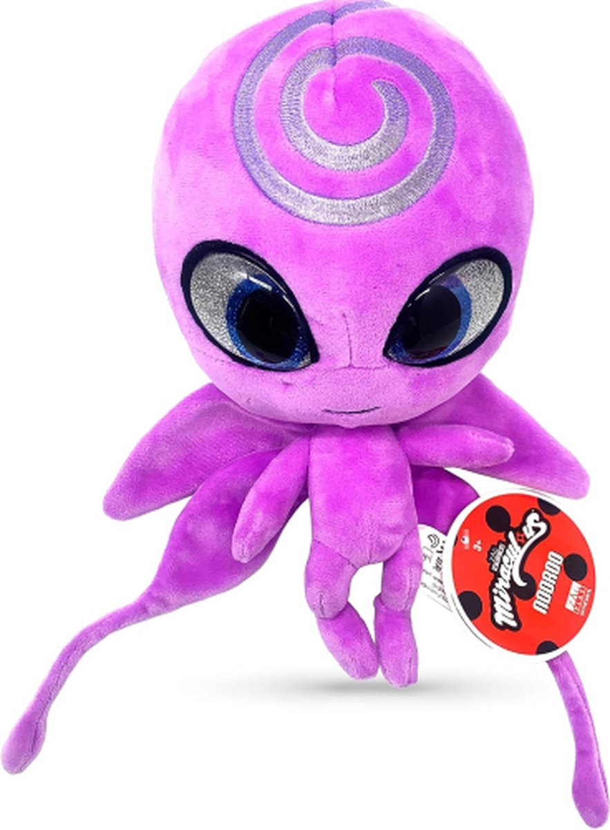 Nooroo - Miraculous Ladybug Pluche Knuffel 25 cm {Bekend van de film ...