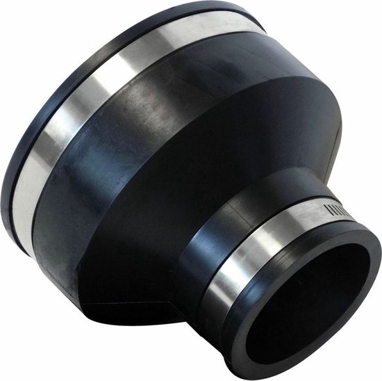 Evolution Aqua - flexibele verloopsok adaptor 4"- 1,5" (115-102 mm) - (50-38 mm) | bol