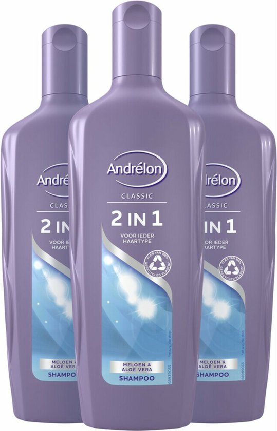 Andrélon - Shampoo - 2in1 - 300ml x 6 | bol