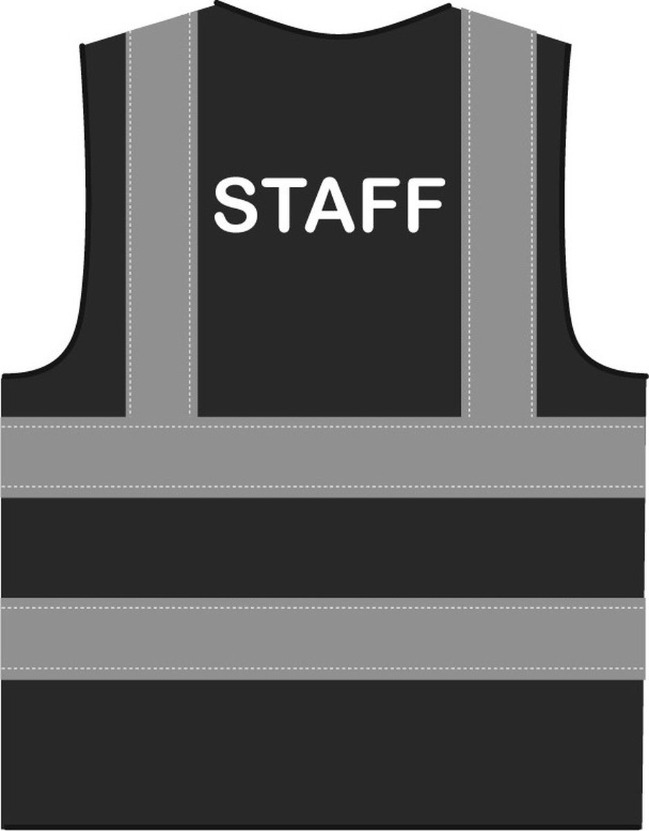 Staff hesje RWS zwart | bol