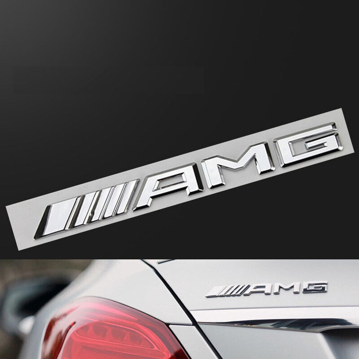 AMG Embleem - Mercedes Benz - Metaal - AMG Badge - Logo - Zilver - Mcm ...