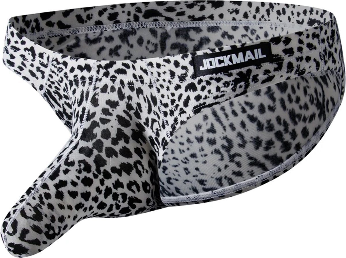 Erotische panter slip met slurf - Heren ondergoed BDSM - Jock - Penis ...