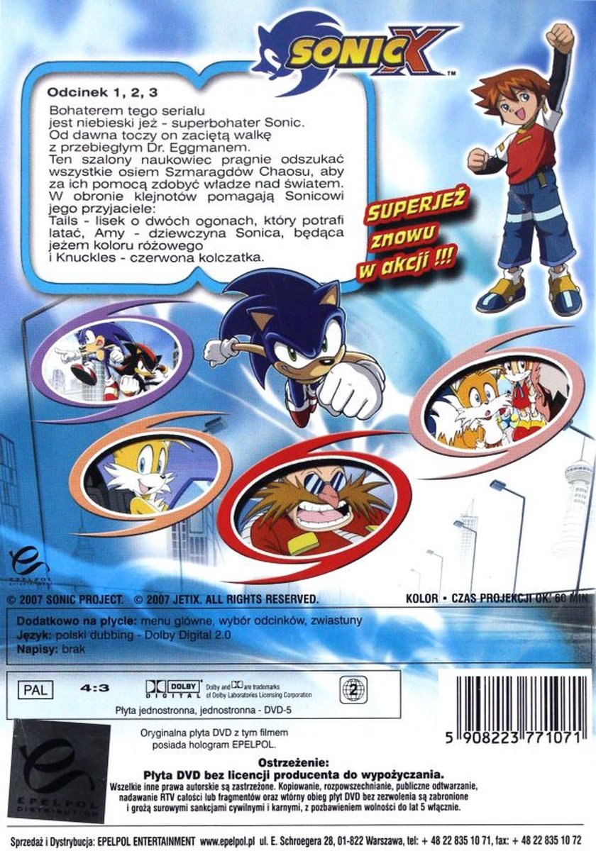 Sonic X [DVD] (Dvd), Amy Palant | Dvd's | bol