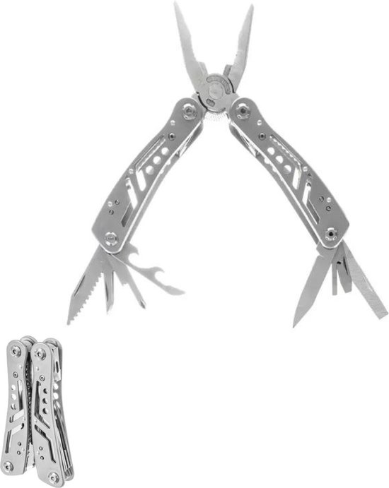 13-in-1 Outdoor Multitool - Bijl - Zaag - Hamer - Tang - Schroevendraaierset met 13... | bol