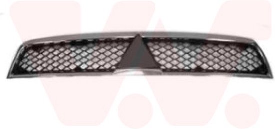 Van Wezel - GRILL VOOR MITSUBISHI LANCER 2007-2017 7450A093 | bol