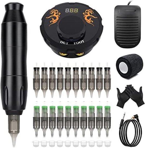 Tattoo Machine - Tattoo Set - Tattoo Machine Beginner Set - Tattoo ...