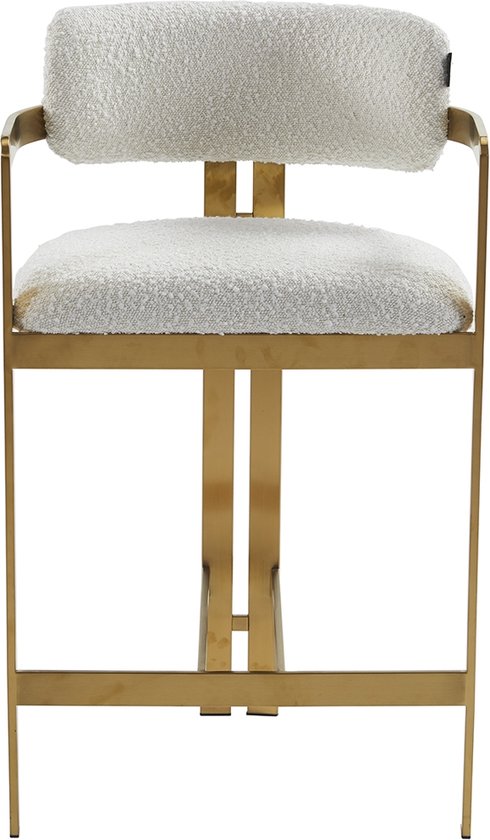 OHNO Furniture Aurora - Teddy Barkruk - Wit | bol