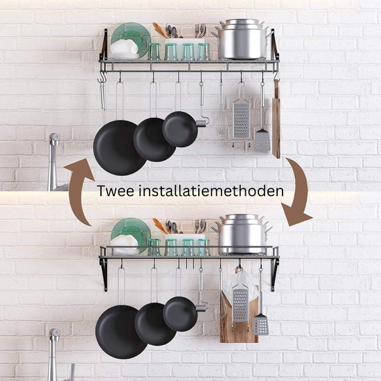 Keukenplank - Keukenplanken muur - Keuken plank muur - Keuken planken ...