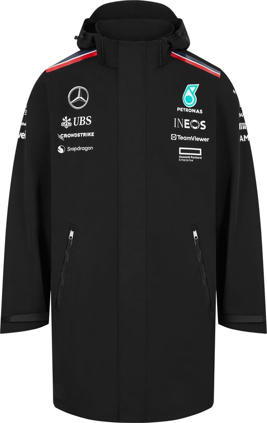 Mercedes Teamline Regenjas 2024 M - Lewis Hamilton - George Russel ...