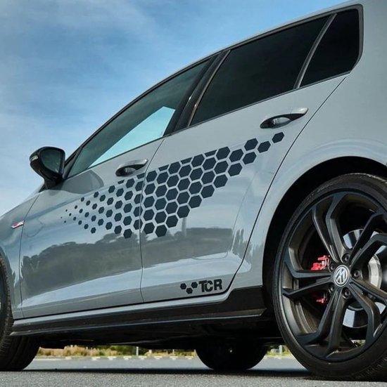 MK7 MK7.5 MK8 VOLKSWAGEN Golf TCR honingraat vinyl sticker sticker ...