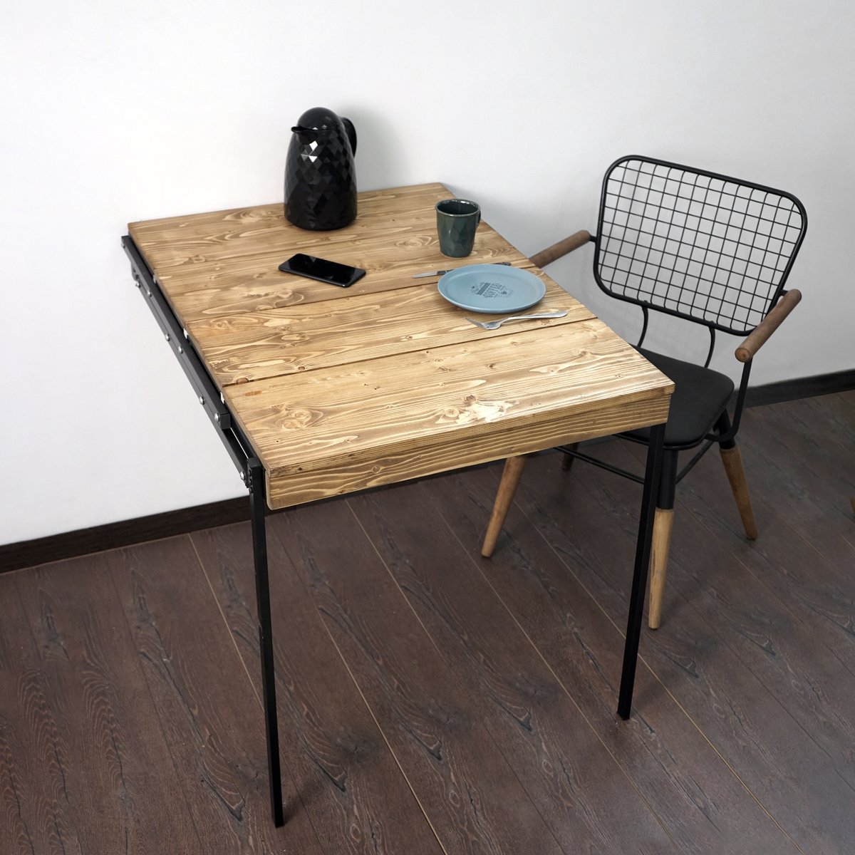 Opklapbare Tafel - Keuken Tafel - Wandtafel - Murphy Opvouwbare Tafel ...