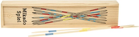 Mikado Spel - Houten Mikado Game - Standaard editie - 31 delig - in ...