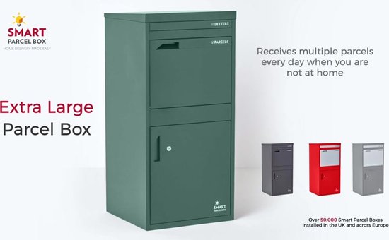 Smart Parcel Box® Pakketbrievenbus - Brievenbus - XL Pakketbox ...