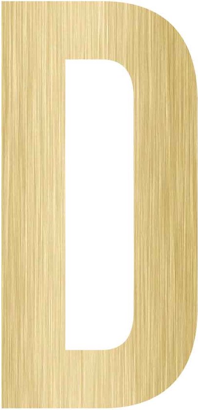 MDF Letter D, creatief, knutselen, deco, 1 stuk, 6mm mdf 20cm | bol